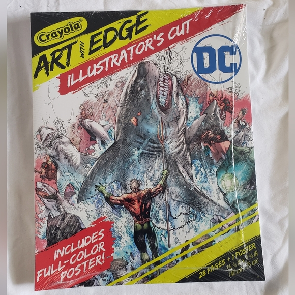 Crayola | Other | Art With Edge Justice League Coloring Pages 28 Sheets ...
